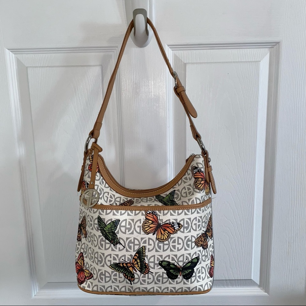 Giani Bernini Monogram Logo Y2k Shoulder Bag With But… - Gem